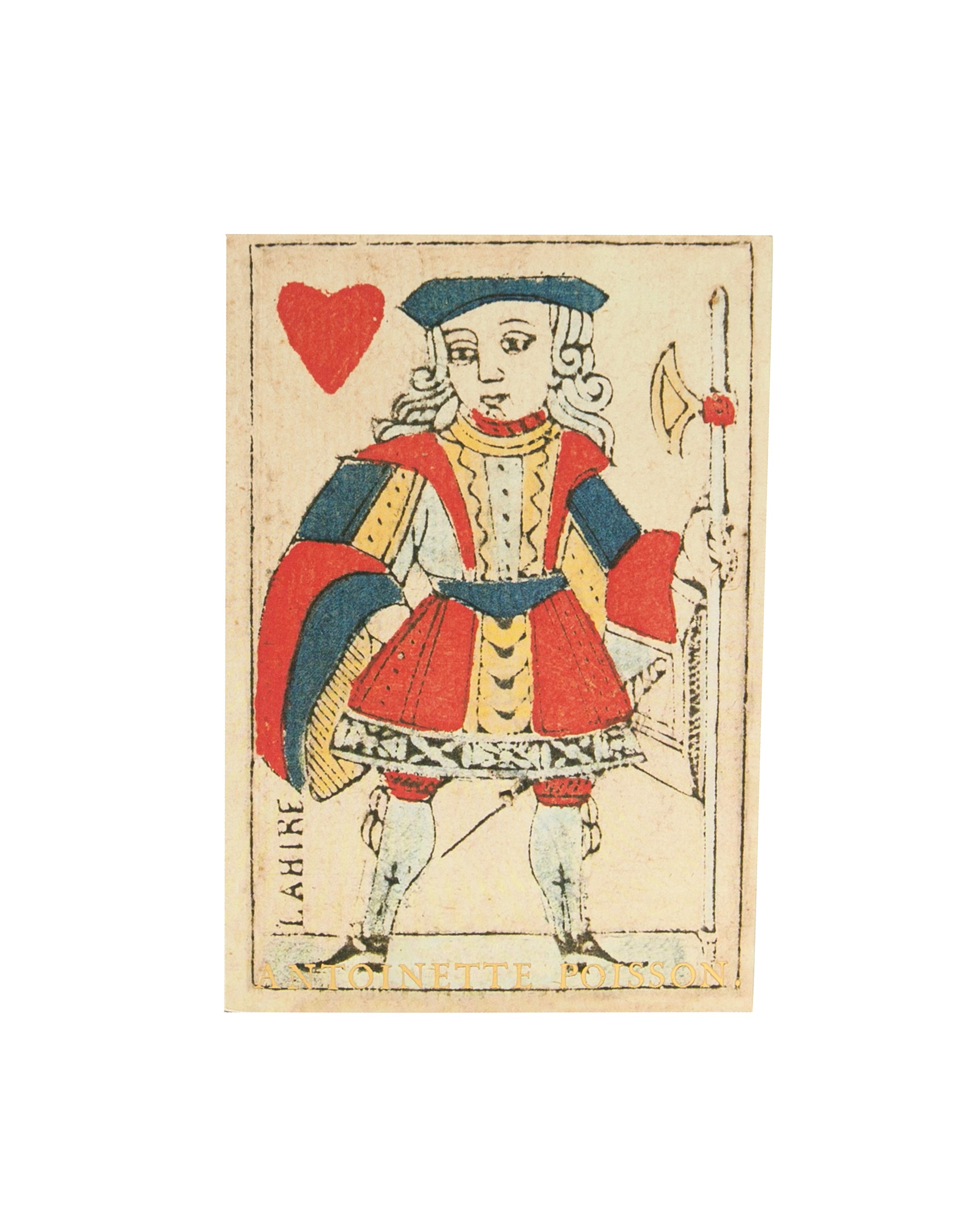 Small notebook Cartes à jouer "Valet de coeur"